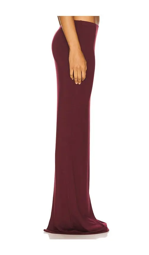 Eterne Maxi Soft Jersey Skirt - Wine