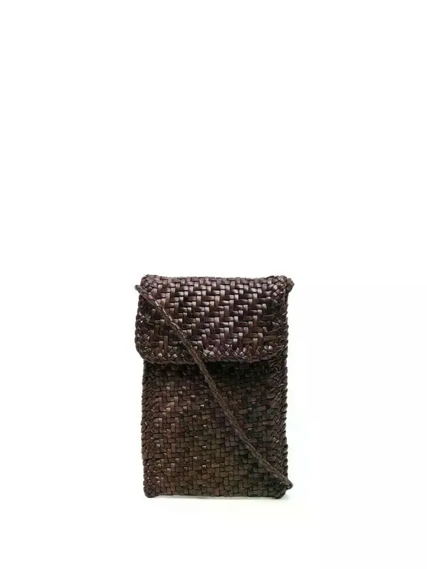 Dragon Diffusion Leather Phone Bag - Brown