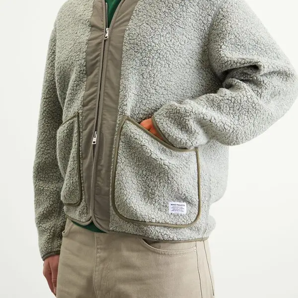Norse Projects Otto Sherpa Wool Fleece Jacket