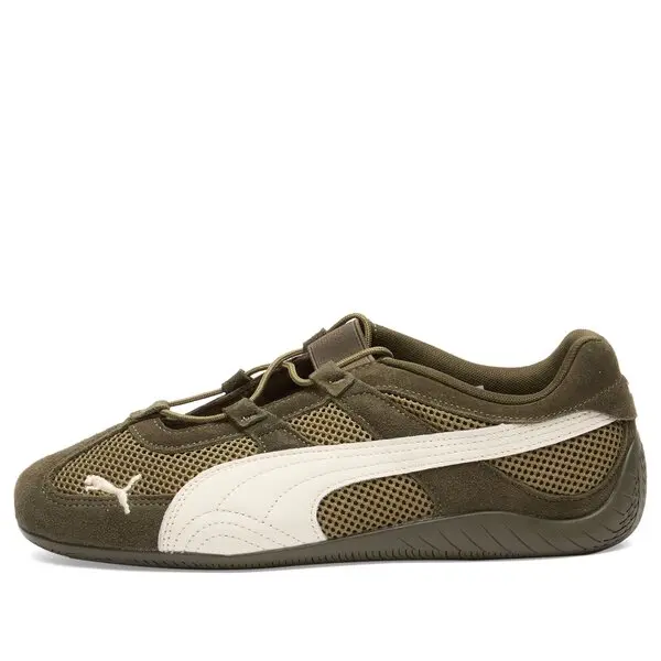 PUMA Speedcat Go Sneaker - Dark Olive/warm White
