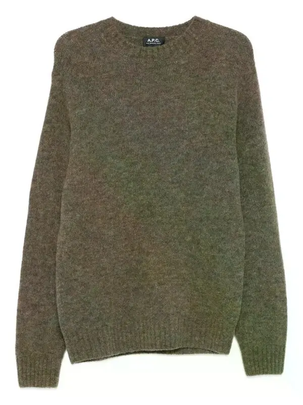 A.p.c. Crew-neck Sweater - Green