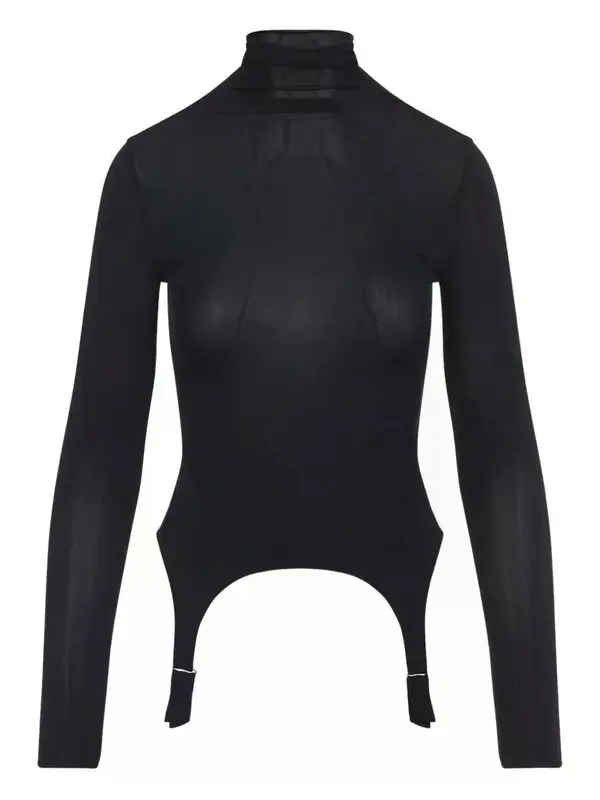 JEAN PAUL GAULTIER Garter High-neck Top