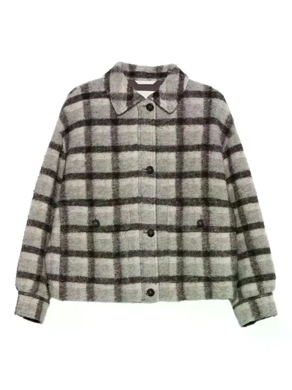Marc O'polo Check-pattern Wool Jacket