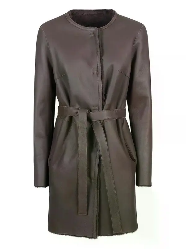 DESA 1972 Sheepskin Belted Coat