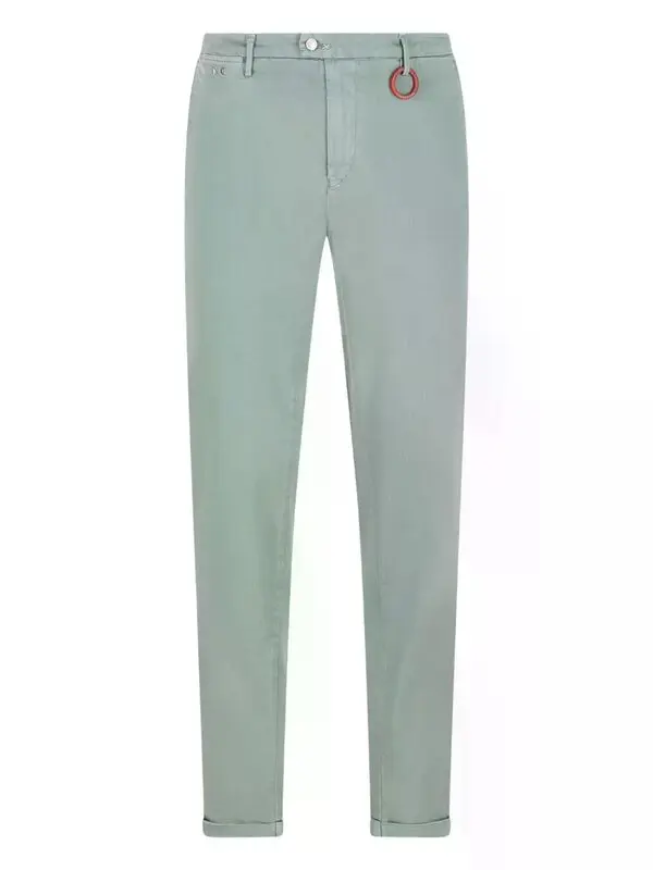 TRAMAROSSA Metal-ring Detail Trousers - Green