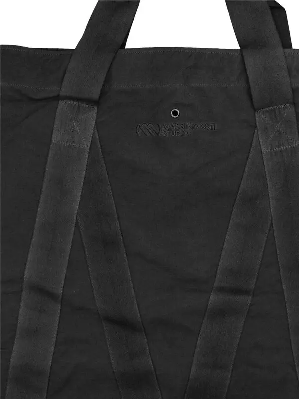 MASSIMO OSTI STUDIO Drawstring Messenger Bag With Top Handles