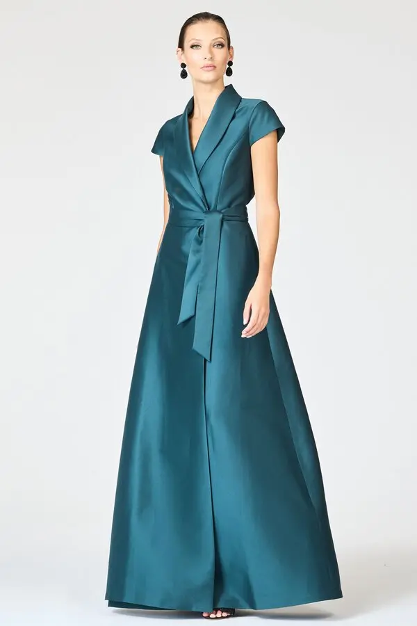 Sachin & Babi Etienne Gown - Forest Green