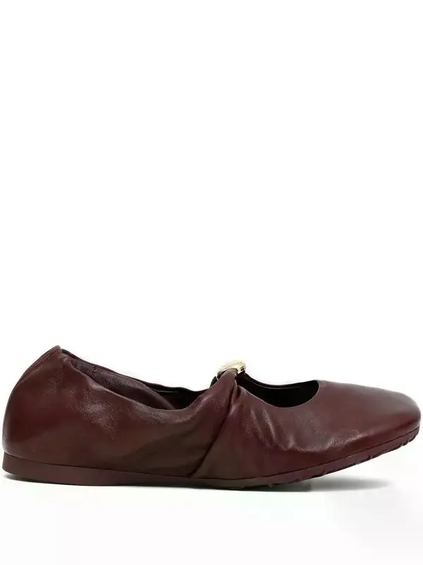 Loewe Twisted-buckle Ballet Flats
