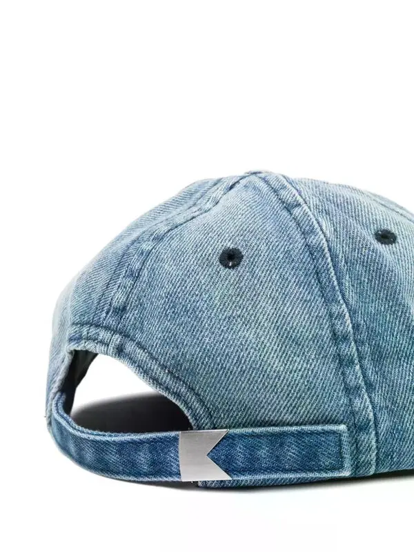 Rhude Logo-embroidered Denim Cap