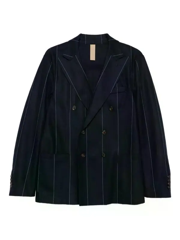 Eleventy Pinstripe Double-breasted Blazer