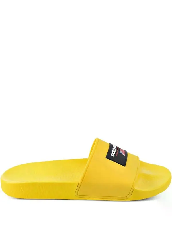 Polo Ralph Lauren Logo-patch Slides
