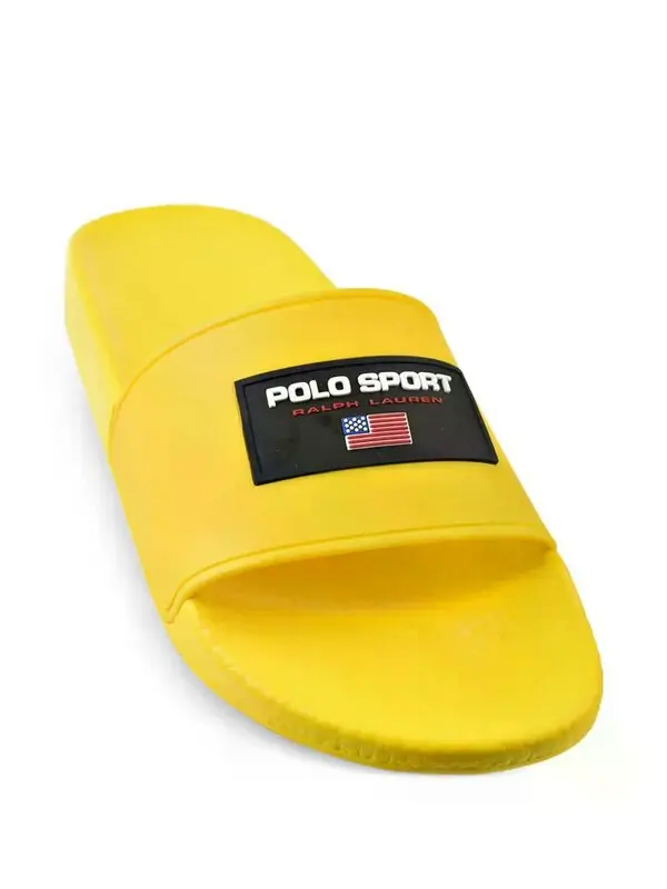 Polo Ralph Lauren Logo-patch Slides