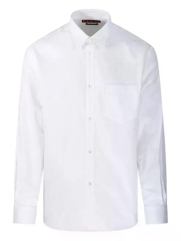Gucci Chest-pocket Long-sleeve Shirt