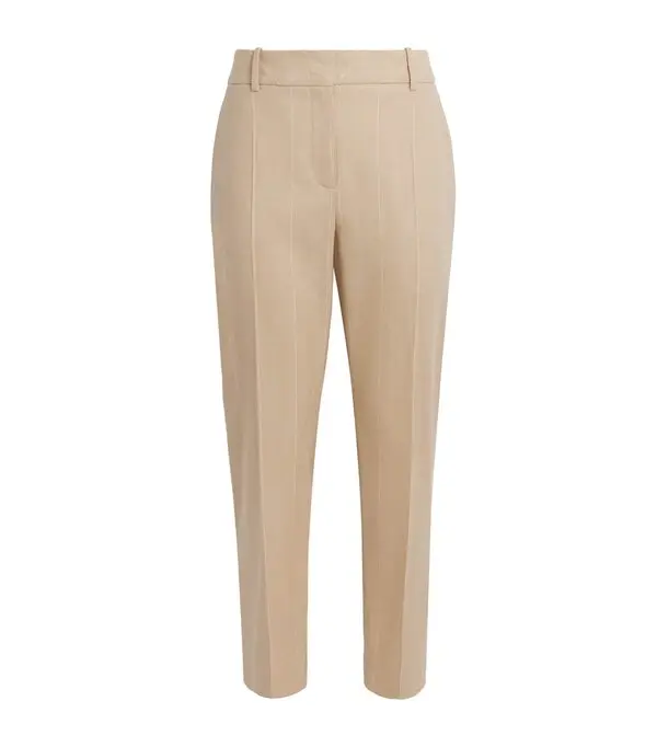 Eleventy Wool Pinstripe Straight Trousers