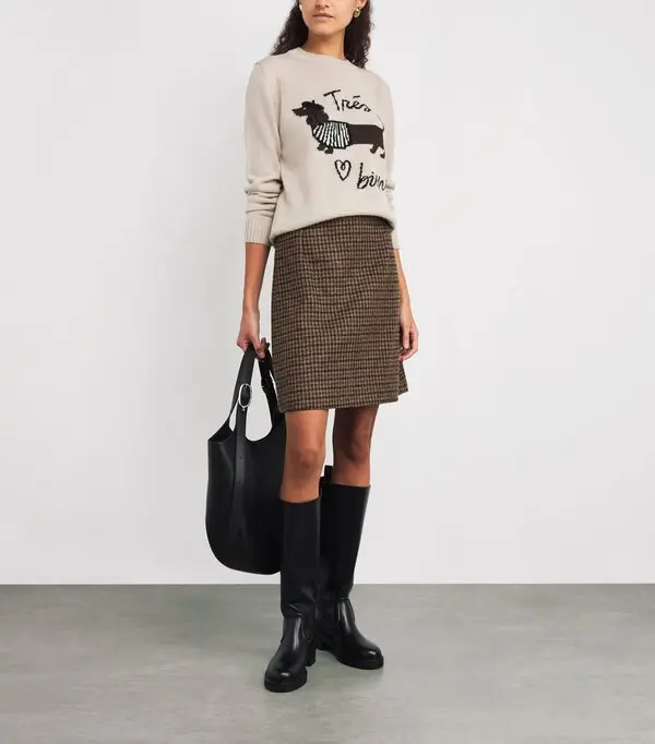 Max Mara Wool-blend A-line Skirt