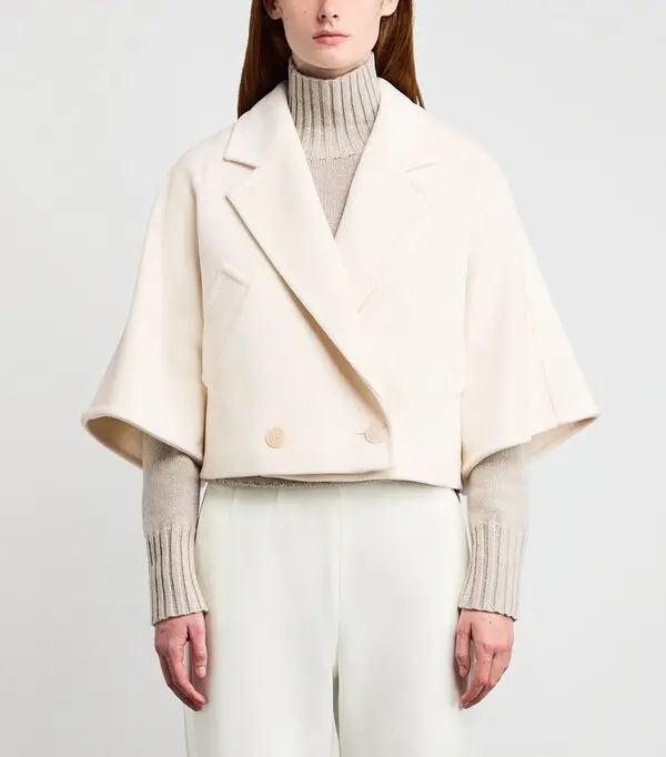 Max Mara Wool-cashmere Cropped Coat