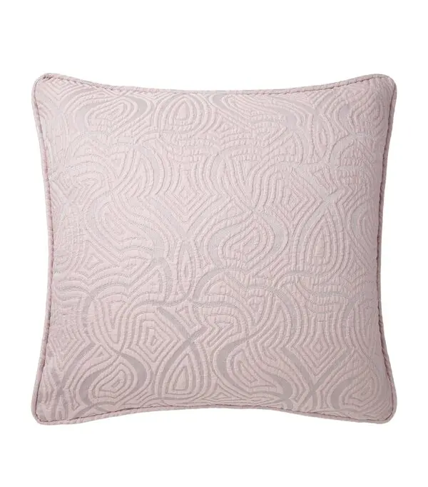YVES DELORME Corolles Cushion Cover - Purple