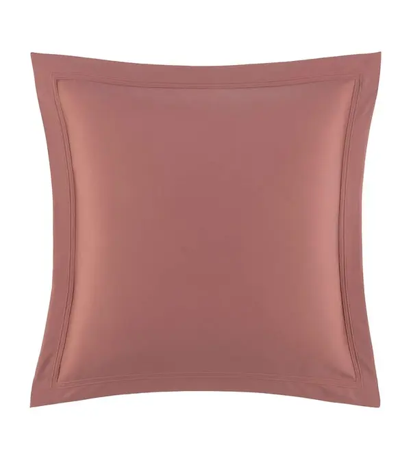 YVES DELORME Triomphe Santal Square Oxford Pillowcase - Pink