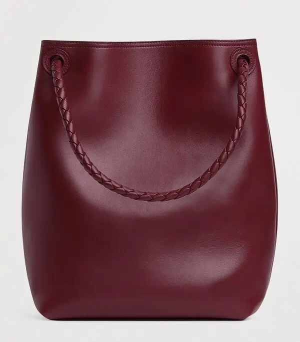 Bottega Veneta Andiamo Bucket Bag - Red