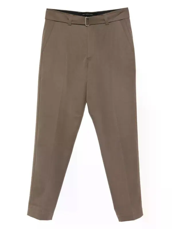 LOW BRAND Belted Cuffed Trousers