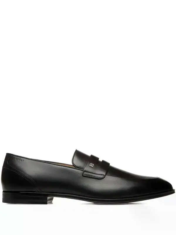 Bally Penny-slot Leather Loafers