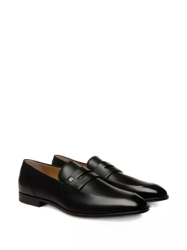 Bally Penny-slot Leather Loafers