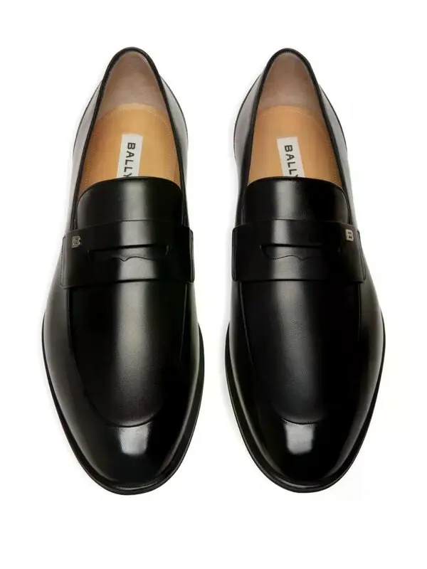 Bally Penny-slot Leather Loafers