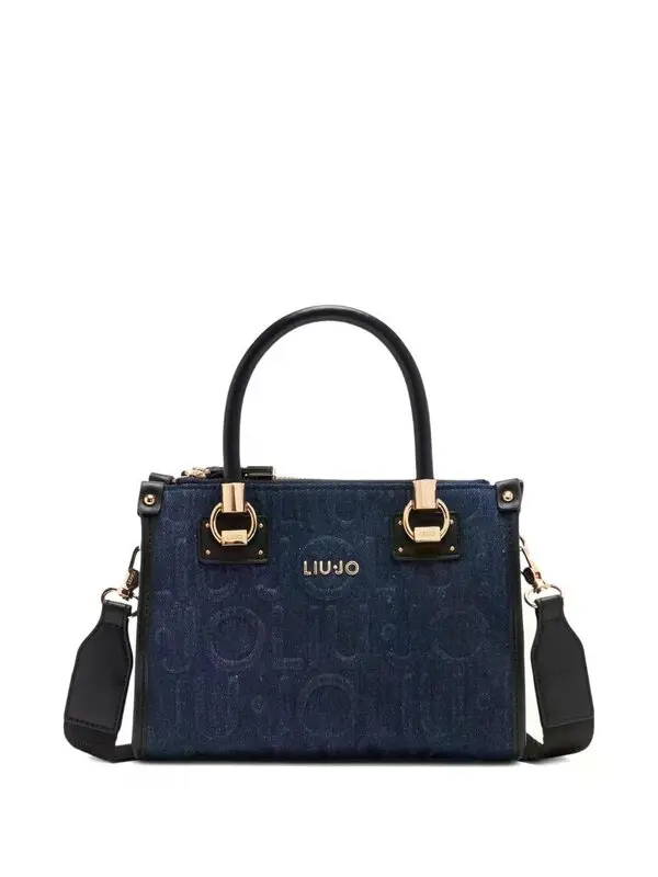 Liu Jo Logo-embossed Denim Tote