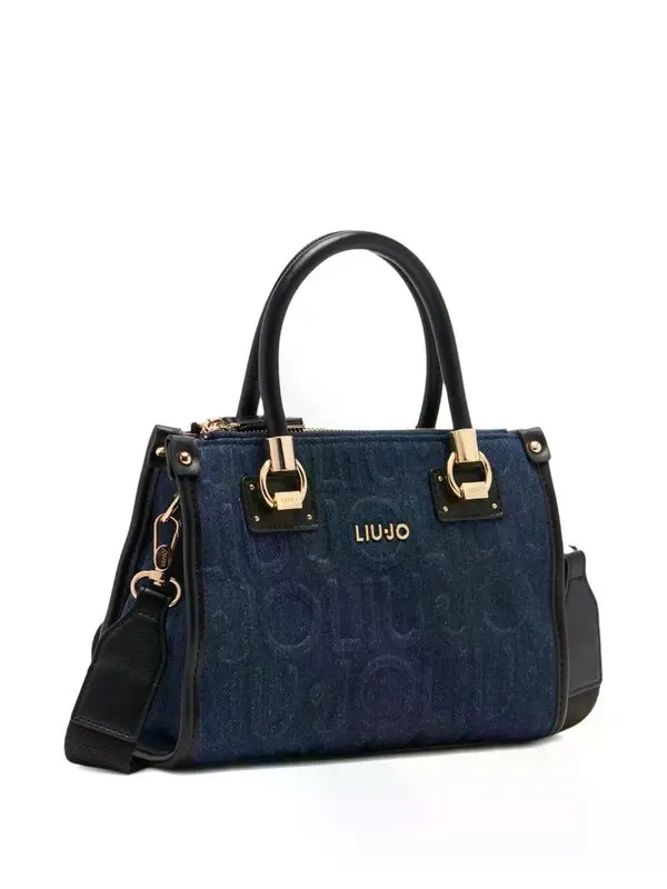 Liu Jo Logo-embossed Denim Tote