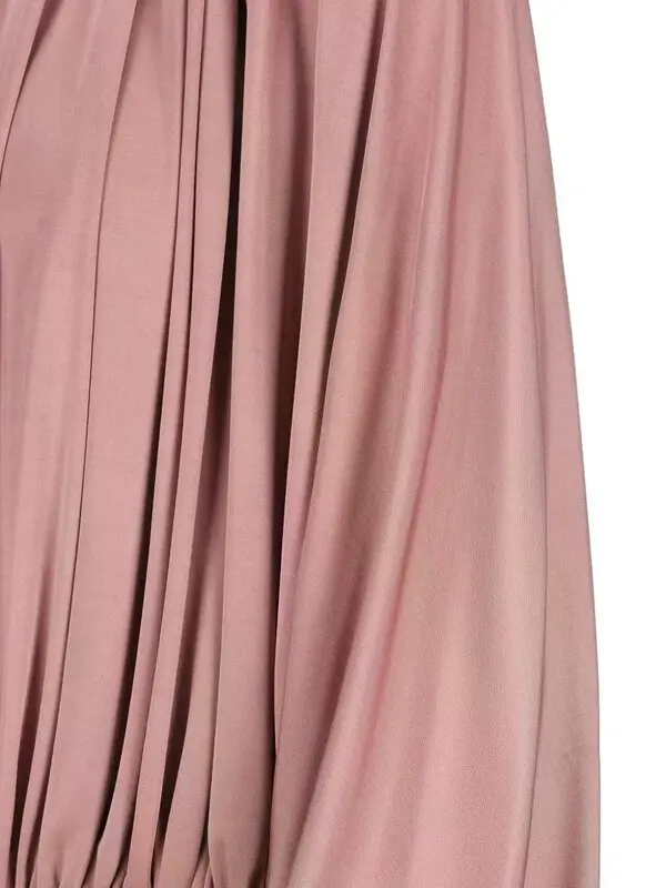 Saint Laurent Drawstring Gathered-shoulder Blouse