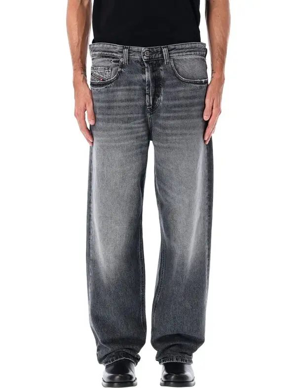 DIESEL 2001 D-macro Relaxed Wide-leg Jeans