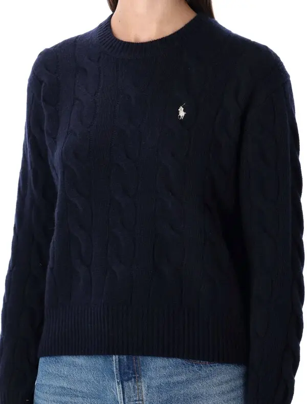 Polo Ralph Lauren Cable-knit Wool And Cashmere Jumper