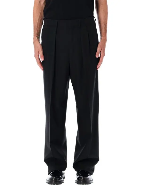 TOM FORD Wool Twill Wide-leg Trousers