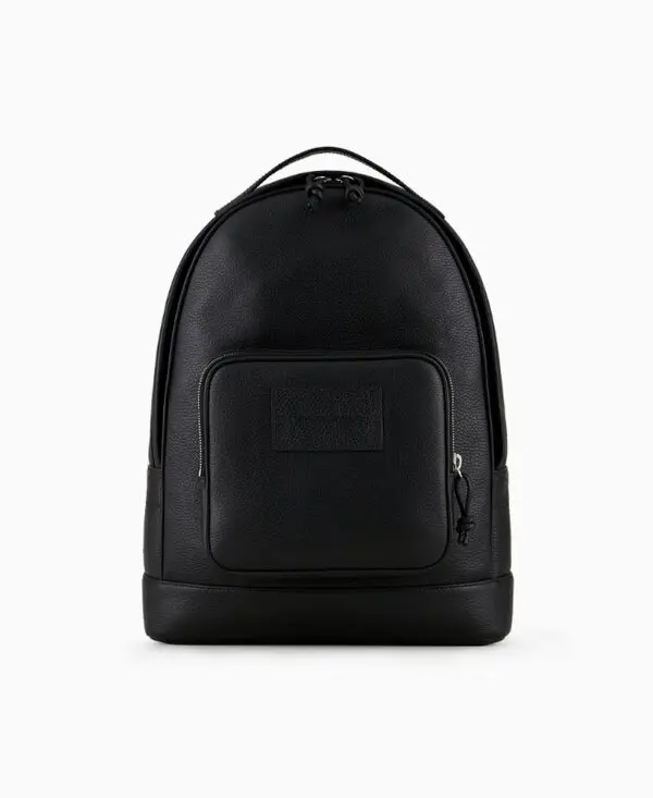 Emporio Armani Roundshape Backpack - Black
