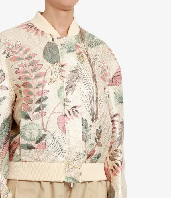 PT TORINO Floral Satin Jacket