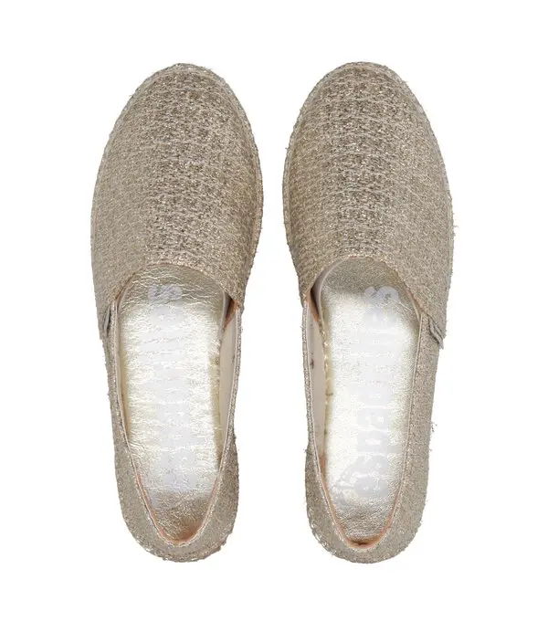 ESPADRILLES Metallic - Grey
