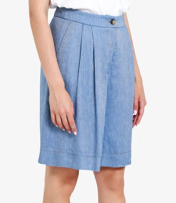 KAOS Regular Fit Cotton-blend Shorts