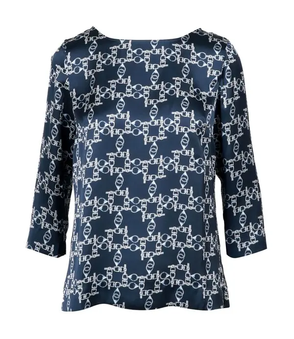 PENNY BLACK Printed Satin Shirt