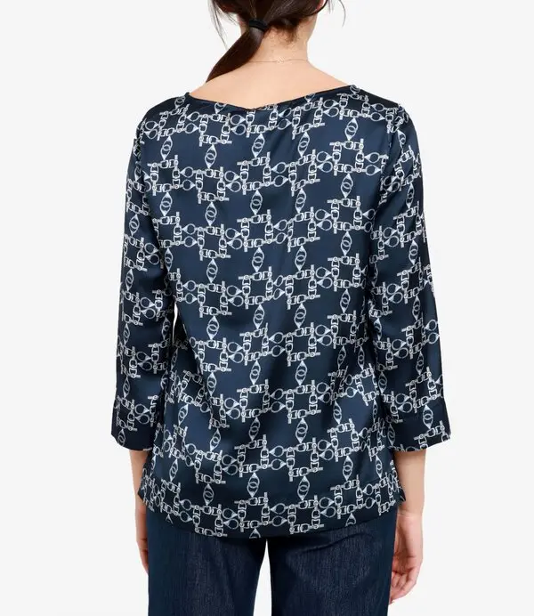 PENNY BLACK Printed Satin Shirt