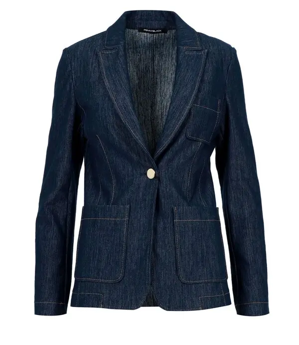 PENNY BLACK Denim Stretch Blazer