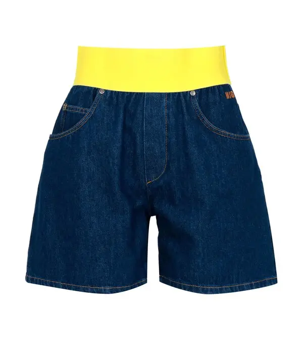 MSGM Denim Shorts