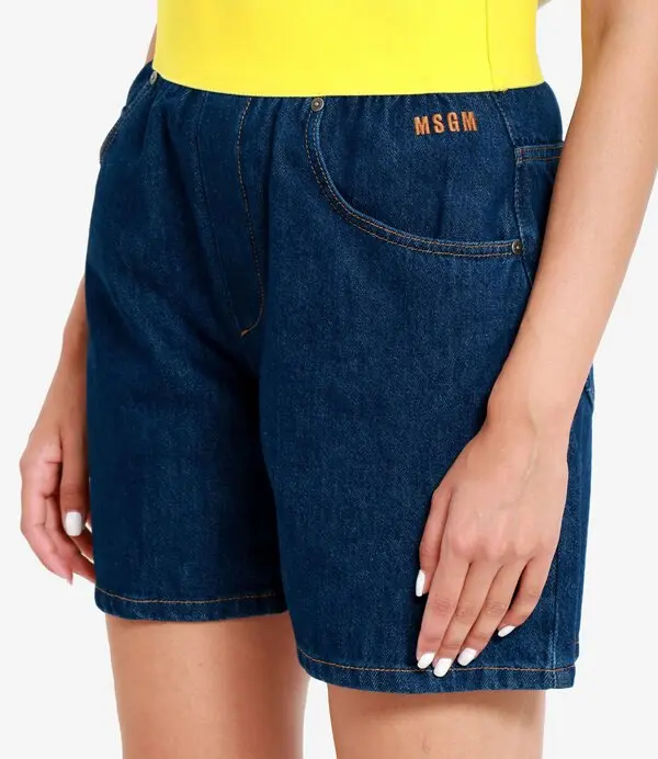 MSGM Denim Shorts