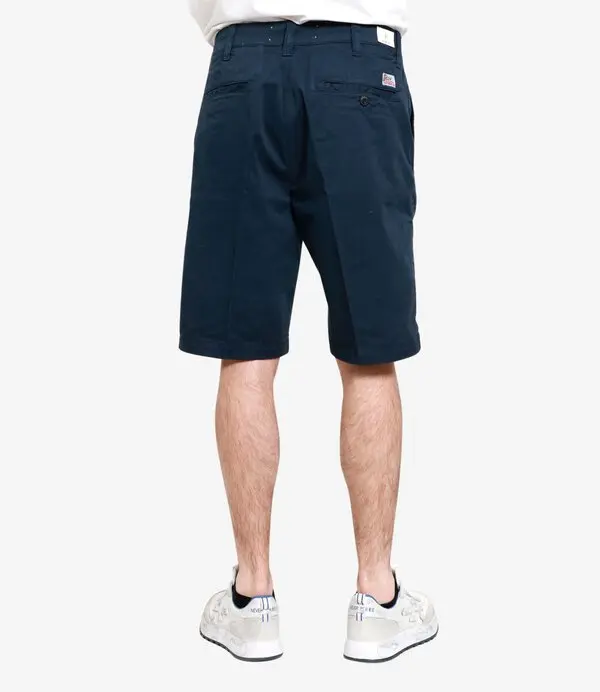 ROY ROGER'S Cotton Gabardine Shorts