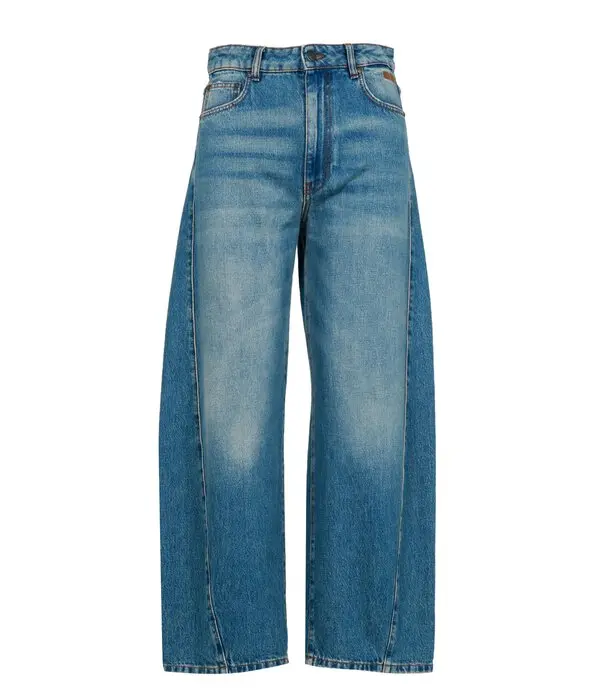 MSGM Denim Wide Leg Jeans