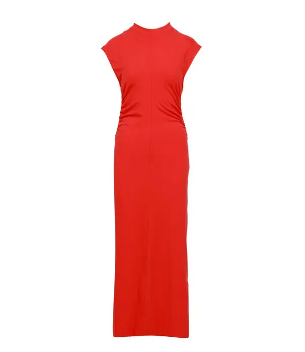 MSGM Draped Midi Dress