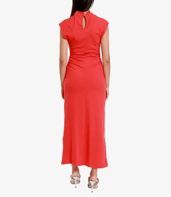 MSGM Draped Midi Dress