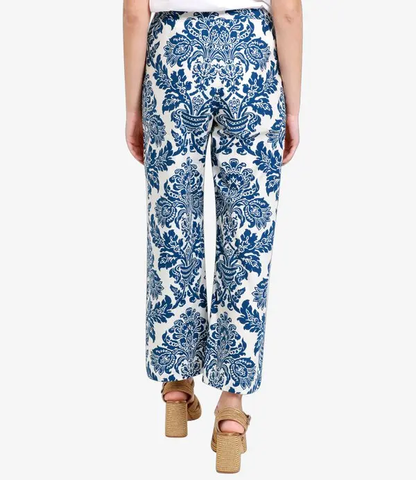 Max Mara Patterned Cropped Trousers