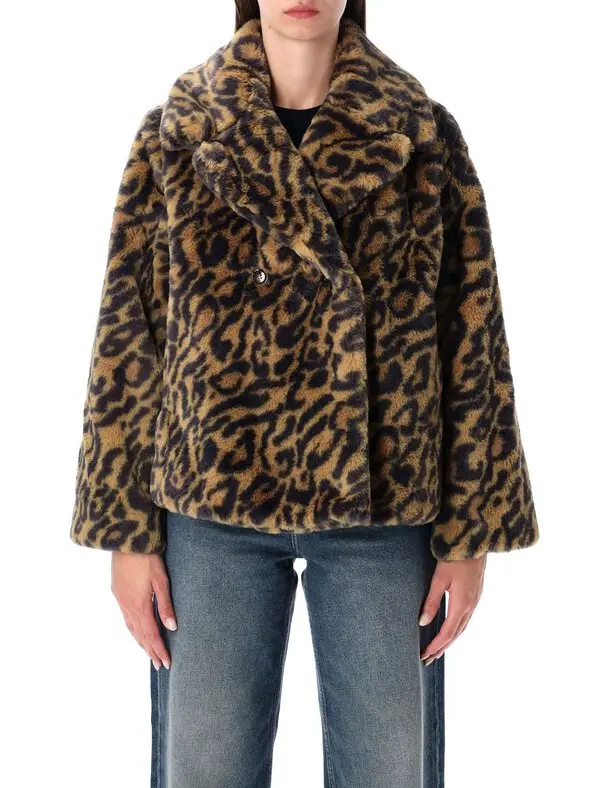 A.p.c. Animal Print Coat