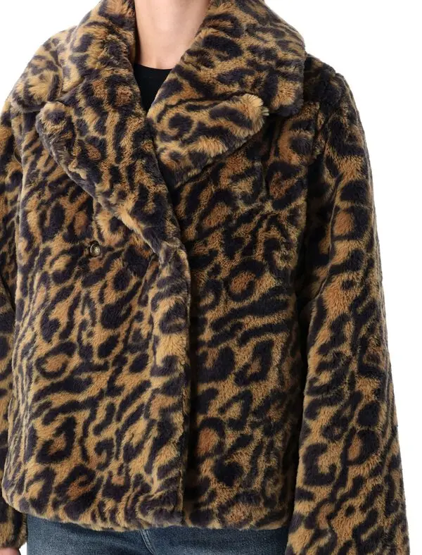 A.p.c. Animal Print Coat