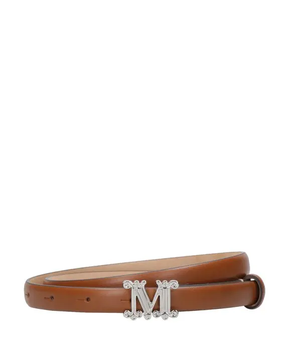 Max Mara Leather Belt - Leather Brown
